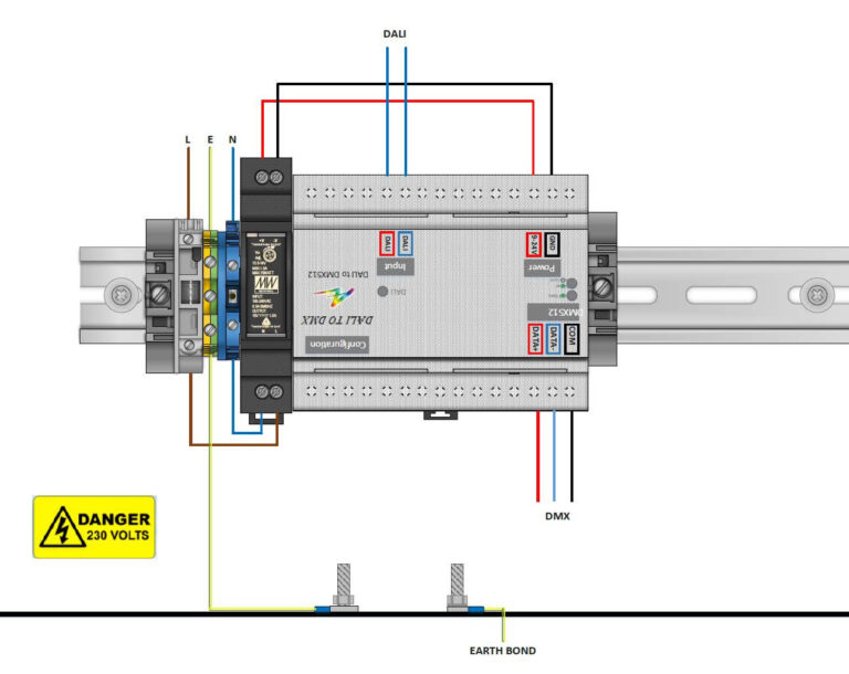 PN385 - DALI To DMX Interface - Prolojik